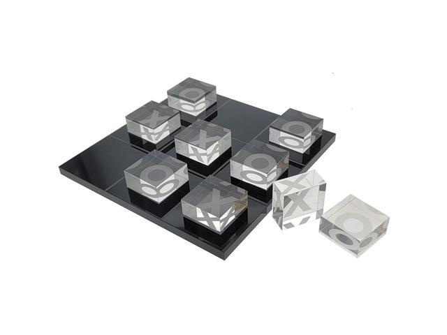 Click here for OnDisplay 3D Luxe Acrylic Tic Tac Toe Set (Black/C... prices