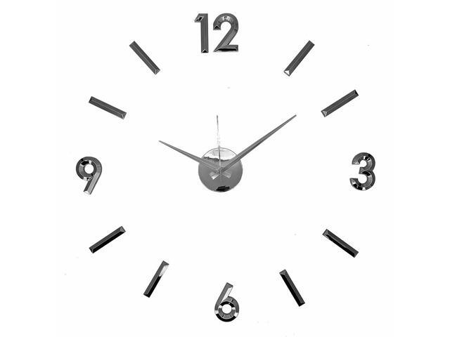 Click here for Modern Home Self Adhesive DIY 3D Wall Clock - Meta... prices