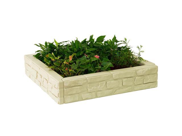 Click here for Modern Home 4x4 Stone Raised Garden Bed Kit - Modu... prices