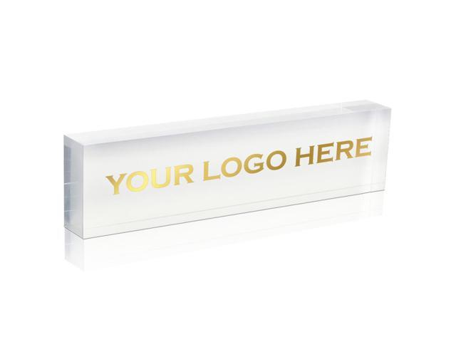 Click here for OnDisplay Custom Ultra Acrylic Desk Block - Decora... prices