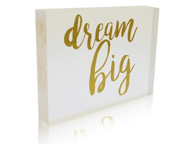 Click here for OnDisplay Acrylic Block Decorative Desktop Sign -... prices