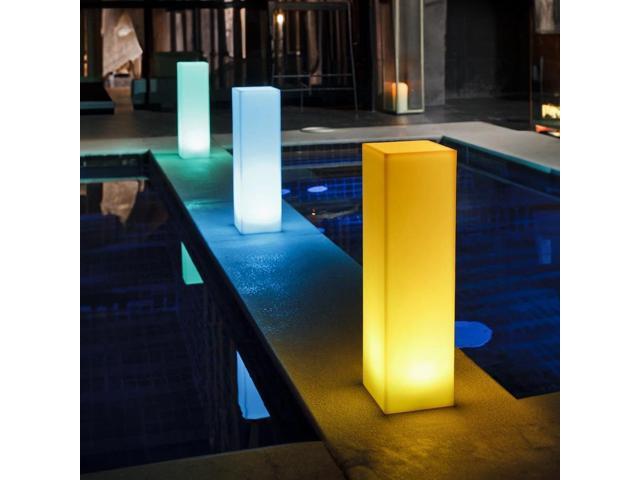 Click here for Modern Home LED Glowing Square Pillar w/Infrared R... prices