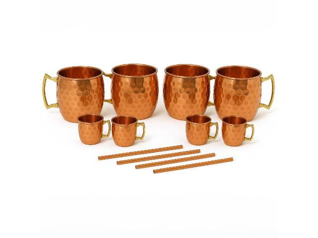 Click here for Set of 4 Moscow Mule Mug / Shot Glass / Straw Comp... prices