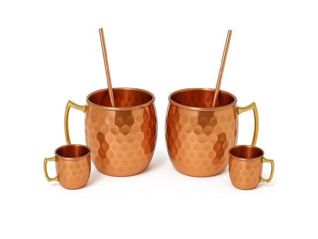 Click here for Modern Home Authentic 6-Piece Copper Moscow Mule M... prices