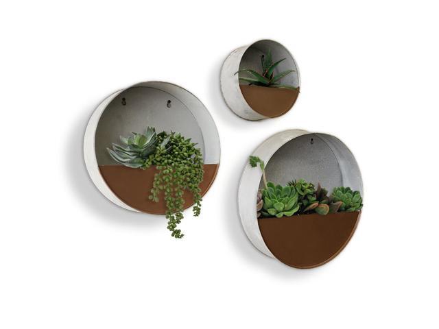 Click here for Modern Home Round Living Wall Mounted Galvanized S... prices