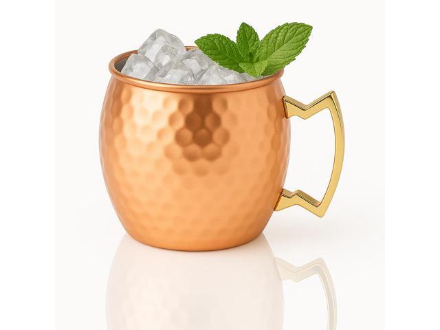 Click here for Modern Home Handmade 16oz Solid Copper Mule Mug Ni... prices