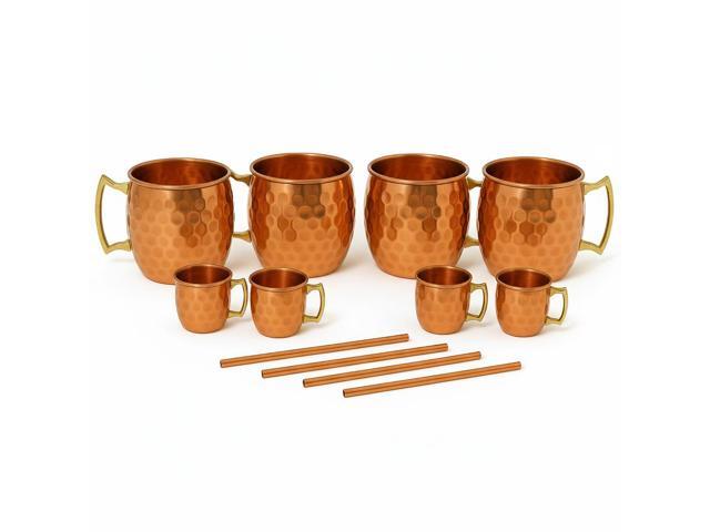 Click here for Set of 4 Moscow Mule Mug / Shot Glass / Straw Comp... prices