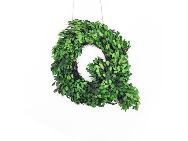 Click here for Modern Home 12 Real Preserved Boxwood Monogram Wre... prices