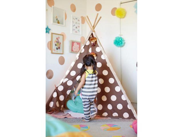 Click here for Modern Home Childrens Canvas Tepee Set with Travel... prices