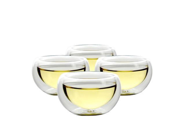 Click here for Set of 4 Teaology Luna Double Wall Borosilicate Te... prices