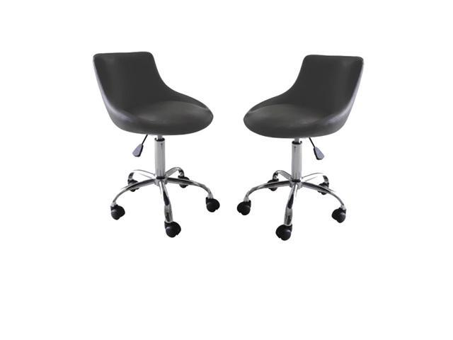 Click here for Set of 2 Mars Adjustable Height Massage Stool w/Wh... prices