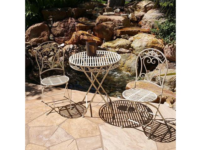 Click here for Modern Home Versailles Antiqued Iron 3pc Folding B... prices