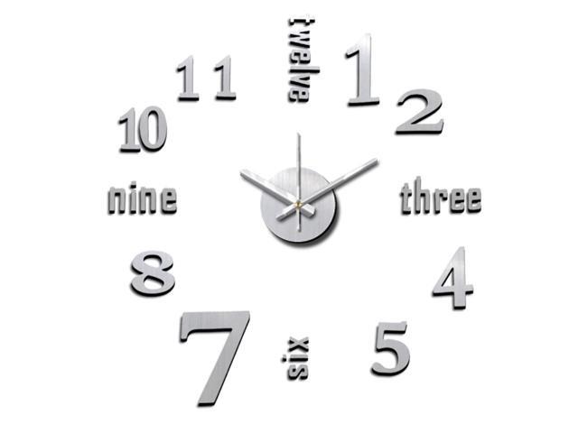 Click here for Modern Home Self Adhesive DIY 3D Wall Clock - Linu... prices