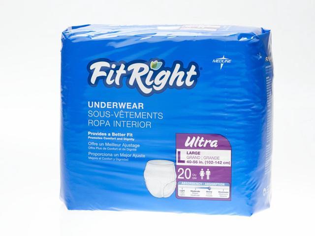 Click here for FitRight Ultra Protective Underwear Large - 80 Eac... prices