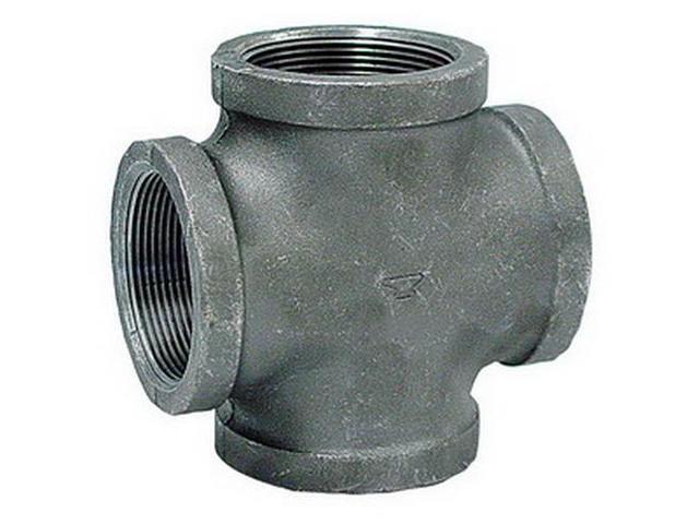 Click here for Anvil 1107 Galvanized Malleable Iron Cross  1/2 prices