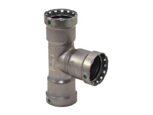 Click here for Viega MegaPress 4818 Carbon Steel Tee  1-1/4 prices