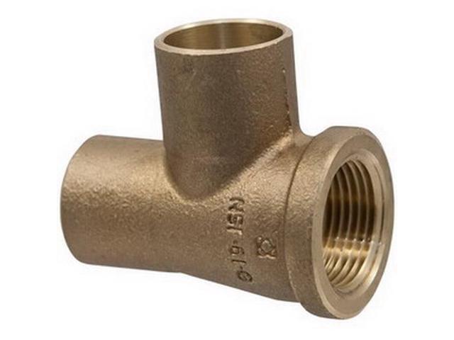 Click here for Nibco 714RR-LF Cast Bronze Tee  3/4 x 1/2 x 3/4 prices