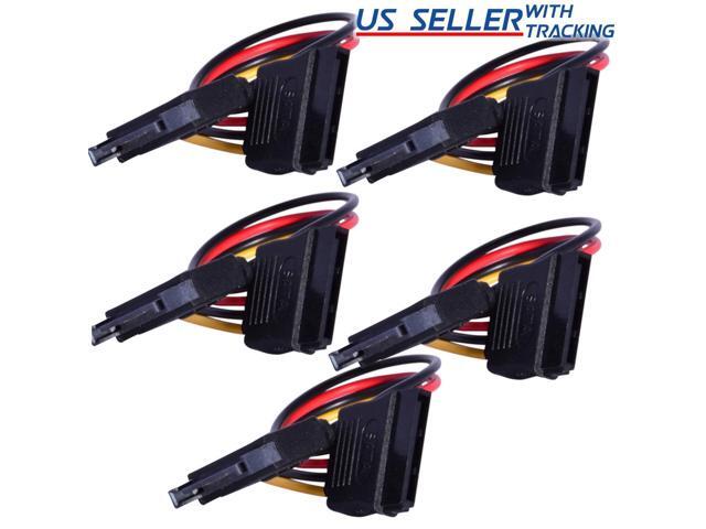 Click here for 5pcs 6 SATA Power Extension 15-pin Male Female Cab... prices