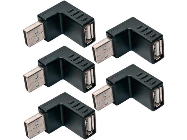 Click here for Right Angle USB Male to Up Facing Horizontal Femal... prices