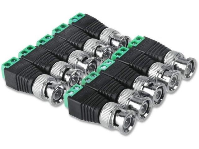 Click here for BNC Male Coaxial Balun Connector CAT5 Cable Screw... prices