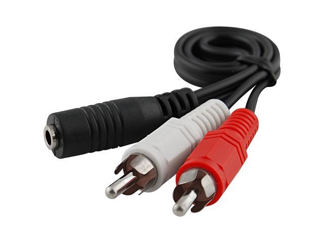 Click here for 2-RCA Male Plug to 3.5mm Female Aux Audio Headphon... prices