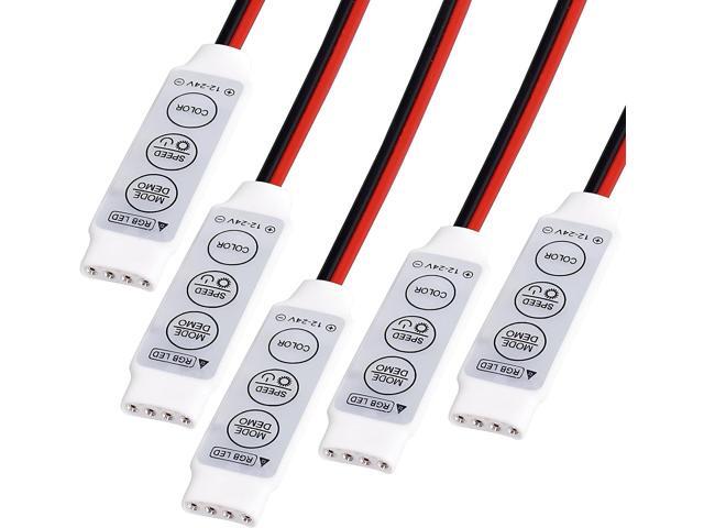 Click here for ABI 4-Pin Mini RGB LED Controller 3-Key Dimmer for... prices