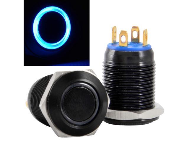 Click here for 12mm Black Stainless Steel Momentary Push Button S... prices