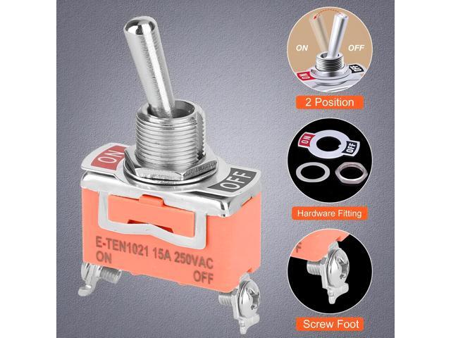 Click here for Toggle SWITCH ON/OFF Heavy Duty 15A 125V SPST 2 Te... prices
