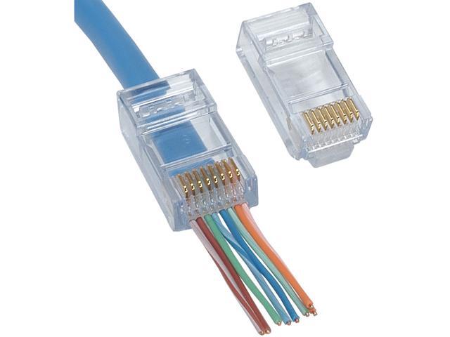 Click here for JacobsParts 100pcs EZ RJ45 Pass Through Modular Pl... prices