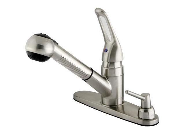 Click here for Kingston Brass KB708SPDK Kitchen  Faucet  Satin Ni... prices