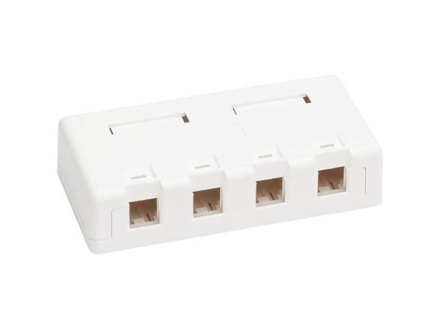 Click here for Tripp Lite N082-004-WH Surface-Mount Box for Keyst... prices