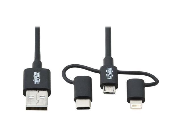 Click here for Tripp Lite USB-A to Lightning USB Micro-B and USB-... prices