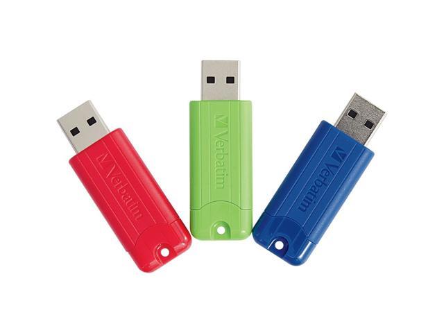 Click here for Verbatim 128GB PinStripe USB 3.0 Flash Drive - 3pk... prices