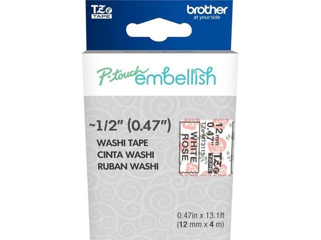 Click here for Brother P-touch Embellish Black on White Rose Wash... prices