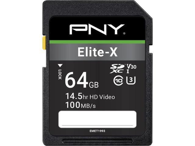 Click here for PNY 64GB Elite-X Class 10 U3 V30 SDXC Flash Memory... prices