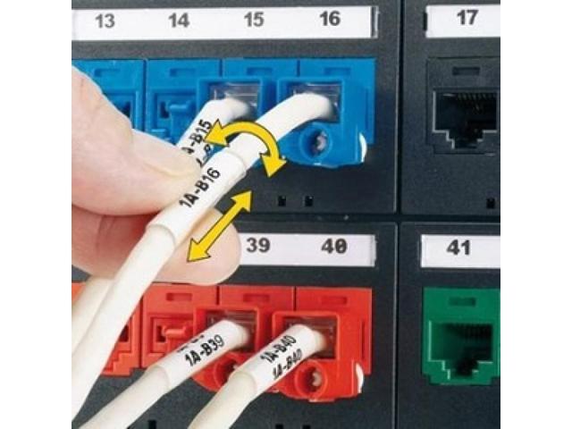 Click here for Panduit Turn-Tell Wire & Cable Label - 1 x 1 1/4 L... prices