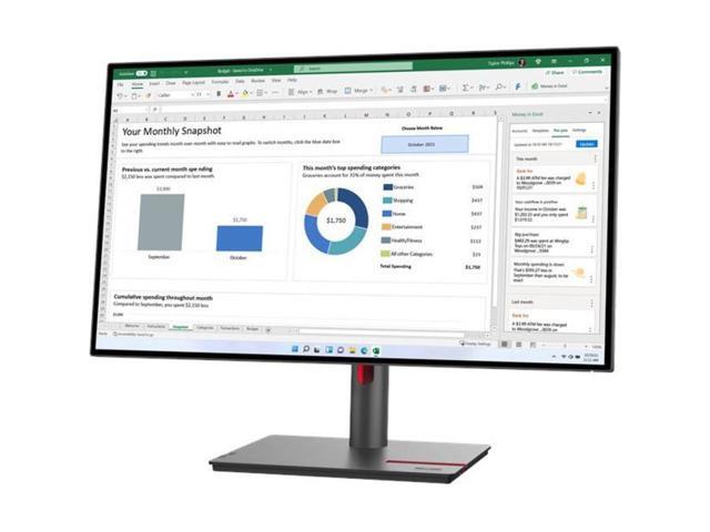 Click here for Lenovo ThinkVision P27h-30 27 WQHD WLED LCD Monito... prices