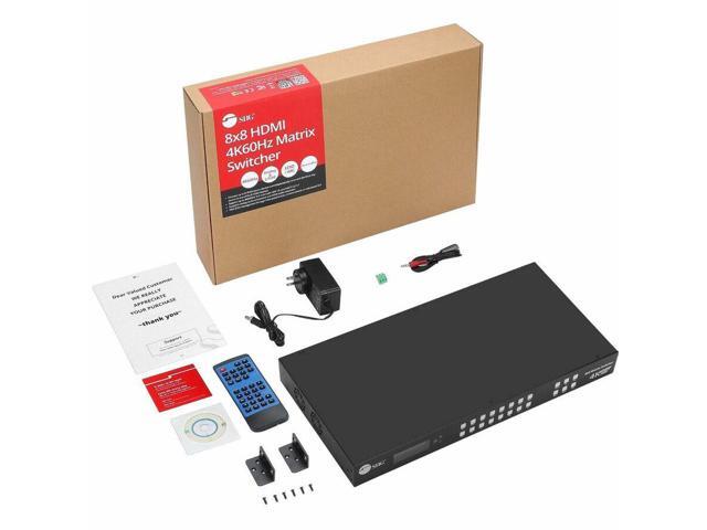 Click here for SIIG 8x8 HDMI 4K60Hz Matrix Switcher with LCD 18Gb... prices