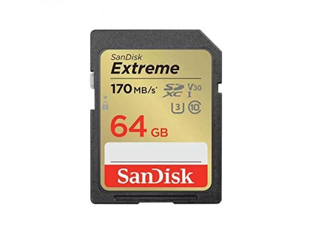 Click here for SanDisk Extreme 64 GB Class 10/UHS-I (U3) V30 SDXC... prices