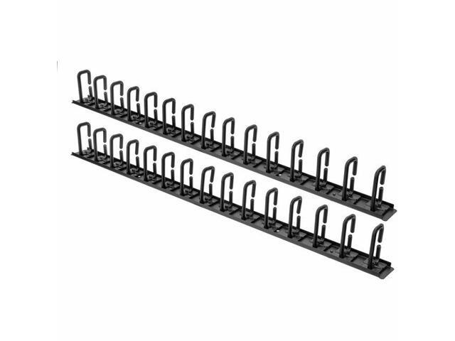 Click here for Vertical Cable Organizer with D-Ring Hooks - 0U -... prices