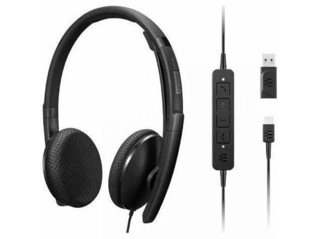 Click here for Lenovo Wired VoIP Headset (UC) - Stereo - USB Type... prices