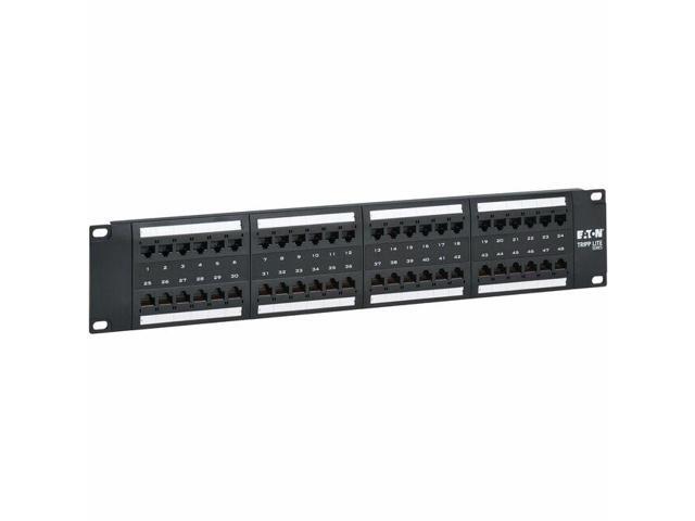 Click here for Eaton Tripp Lite Series 48-Port Cat6 Patch Panel -... prices