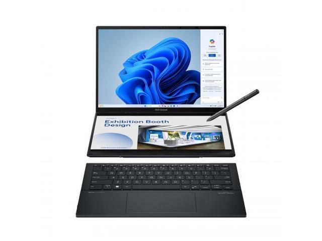 14" Zenbook Duo UX8406 Touchscreen Laptop Intel Core Ultra 9 Processor 285H 32GB Ram LPDDR5X Intel Arc Graphics 1TB Ssd Storage - Inkwell Gray -