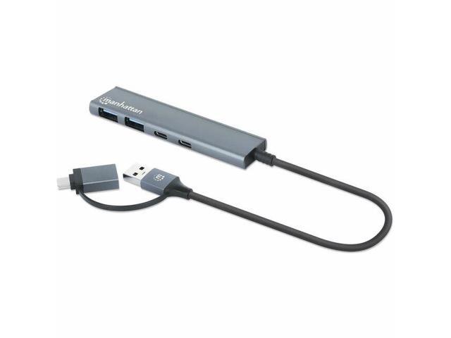 Click here for Manhattan 4-Port USB 3.0 Type-C / Type-A Combo Hub... prices