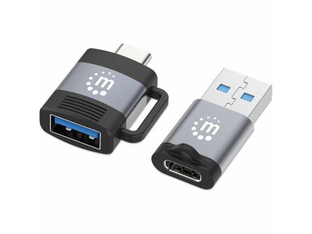 Click here for Manhattan 2-Piece Set: USB-C to USB-A & USB-A to U... prices