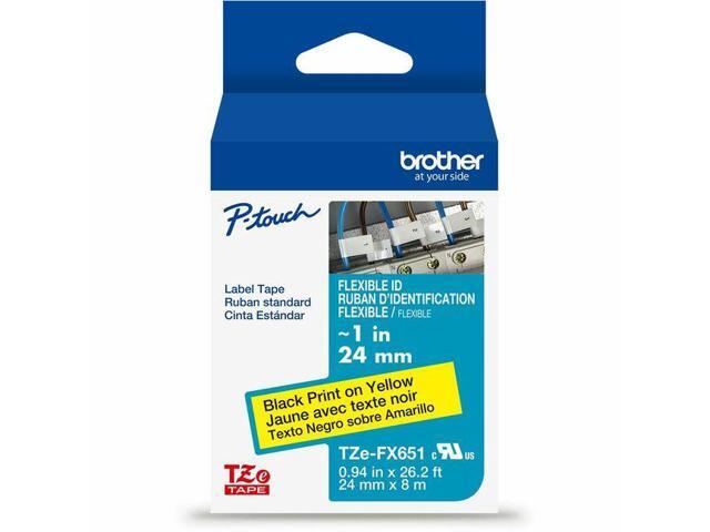 Click here for Brother Genuine P-Touch TZe Black Print on Yellow... prices
