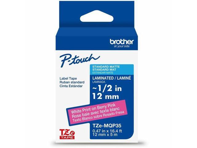 Click here for Brother Genuine P-Touch TZe White Print on Berry P... prices