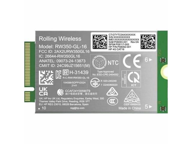 Click here for HP 4G LTE-Advanced Pro (Cat 16) WWAN (B8BD2AA) prices