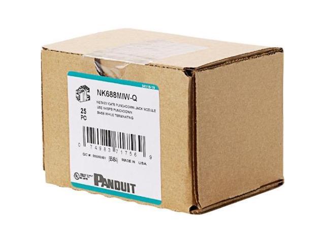 Click here for PANDUIT NetKey Cat.6 UTP Jack Module NK688MBLQ prices
