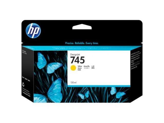 Click here for HP 745 130-ml DesignJet Yellow Ink Cartridge  F9J9... prices
